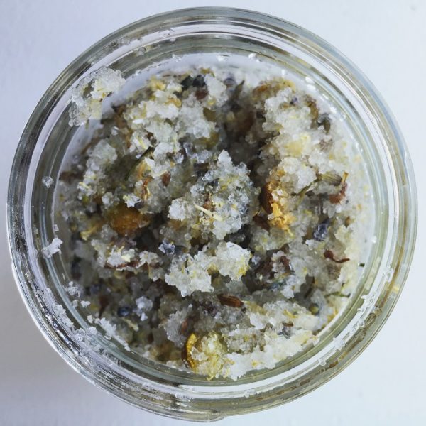10 DIY Herbal Salt Scrubs for Super Rough + Calloused Skin